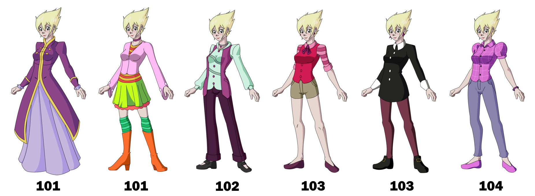 Sym-Bionic Titan: Ilana chart by Linkakami on DeviantArt