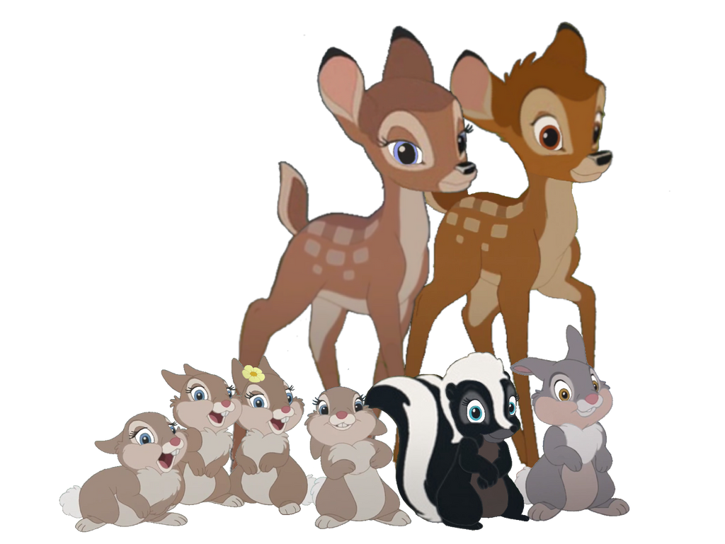 Bambi and his Friends Vector by GeorgeGarza01 on DeviantArt