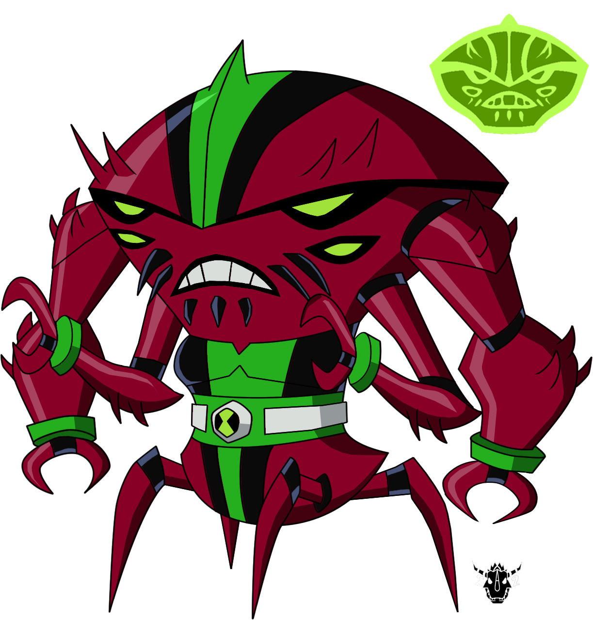 Biomnitrix Unleashed - Four Brains by rizegreymon22 on DeviantArt