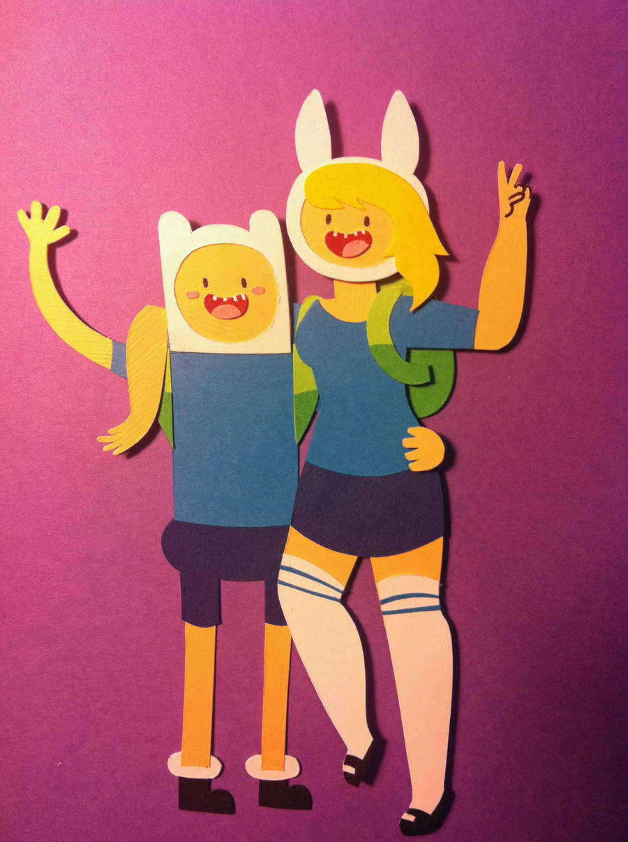 Adventure Time with Finn and Fionna Papercraft by jcsunshinee on DeviantArt