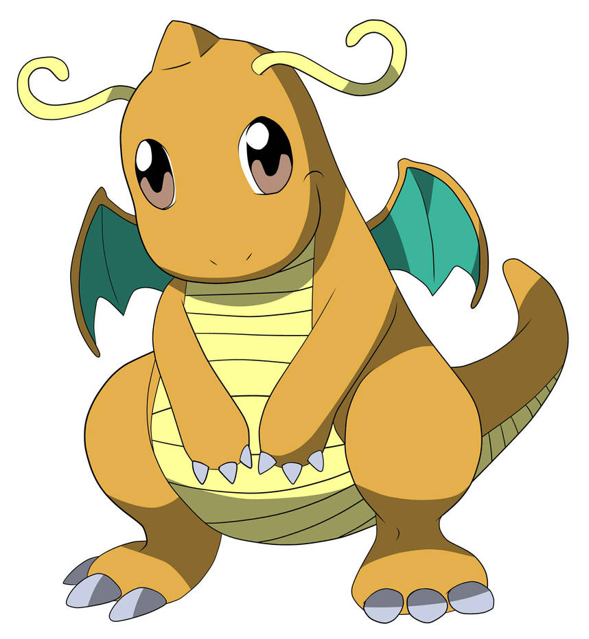 Chibi: Dragonite from Pokemon by animereviewguy on DeviantArt