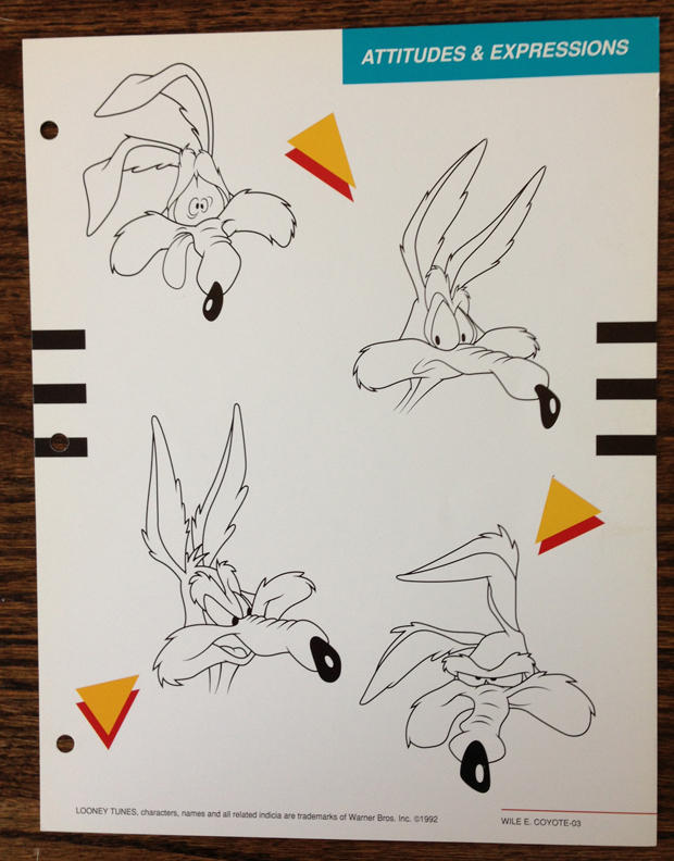 Wile E Coyote Tutorials and Model Sheets on LooneyTunesTutorials ...