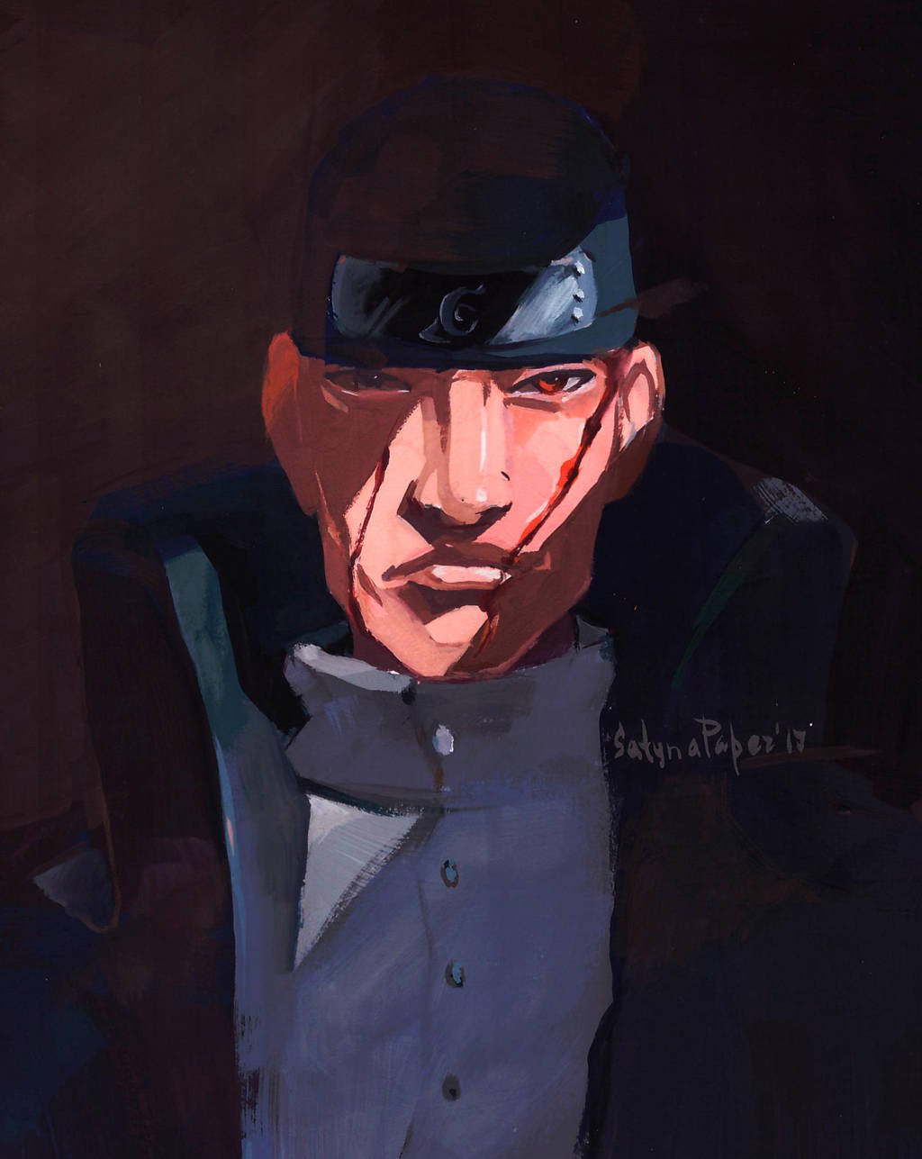Morino Ibiki. A ray of light. by SatynaPaper on DeviantArt