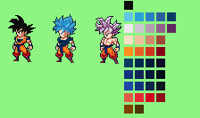 ULSW - Son Goku Color Palette Dragon Ball Super by SonGoku0911 on ...