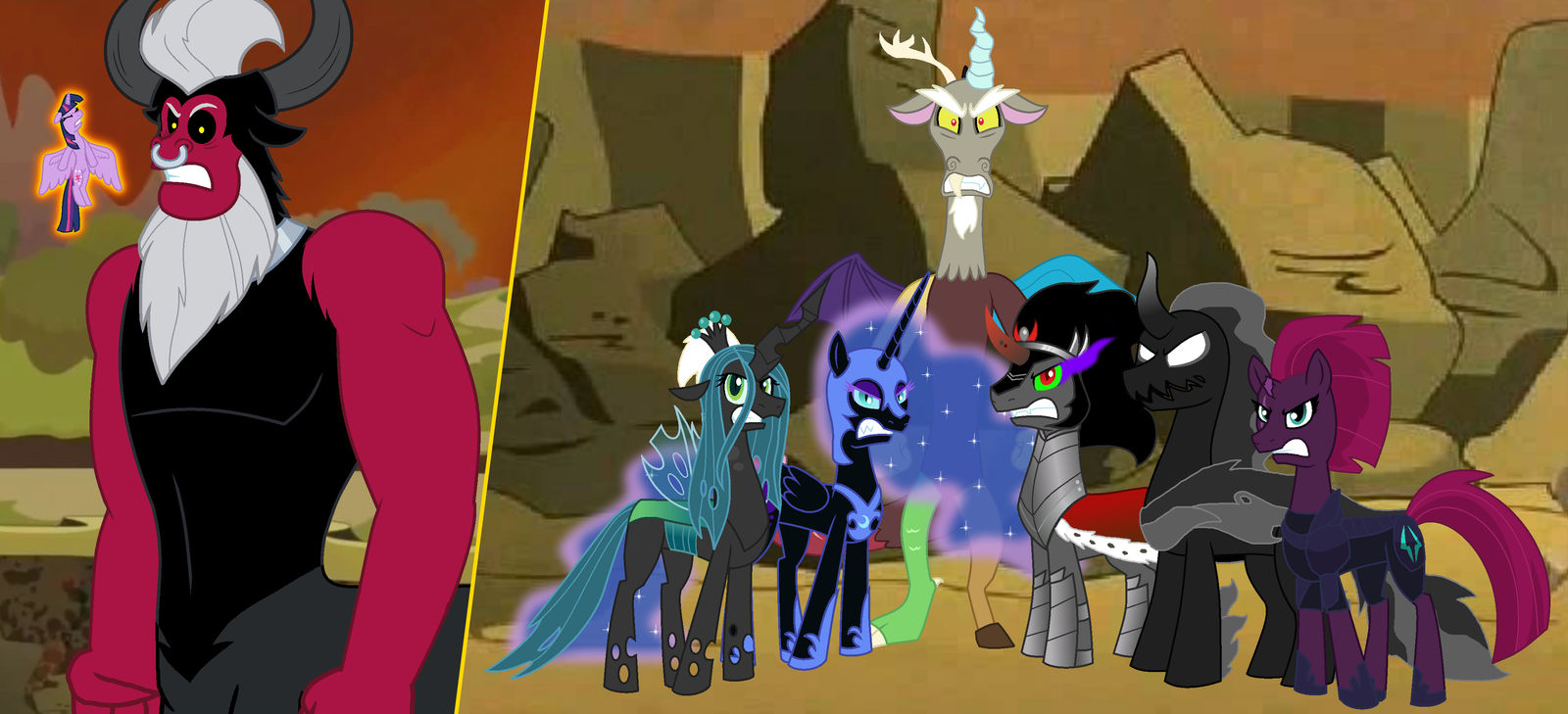 Princess Twilight saved by the Villains by alexeigribanov on DeviantArt