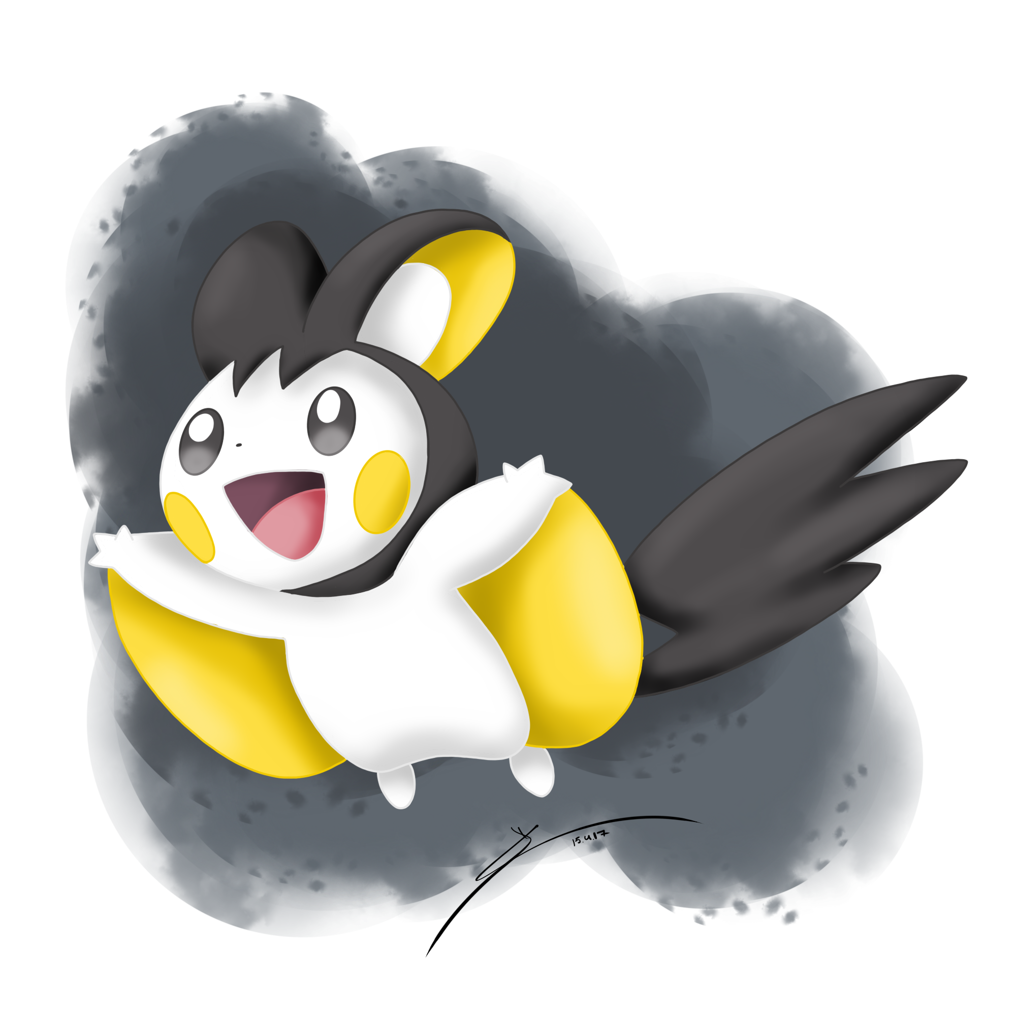 Emolga by DarkraiLady on DeviantArt