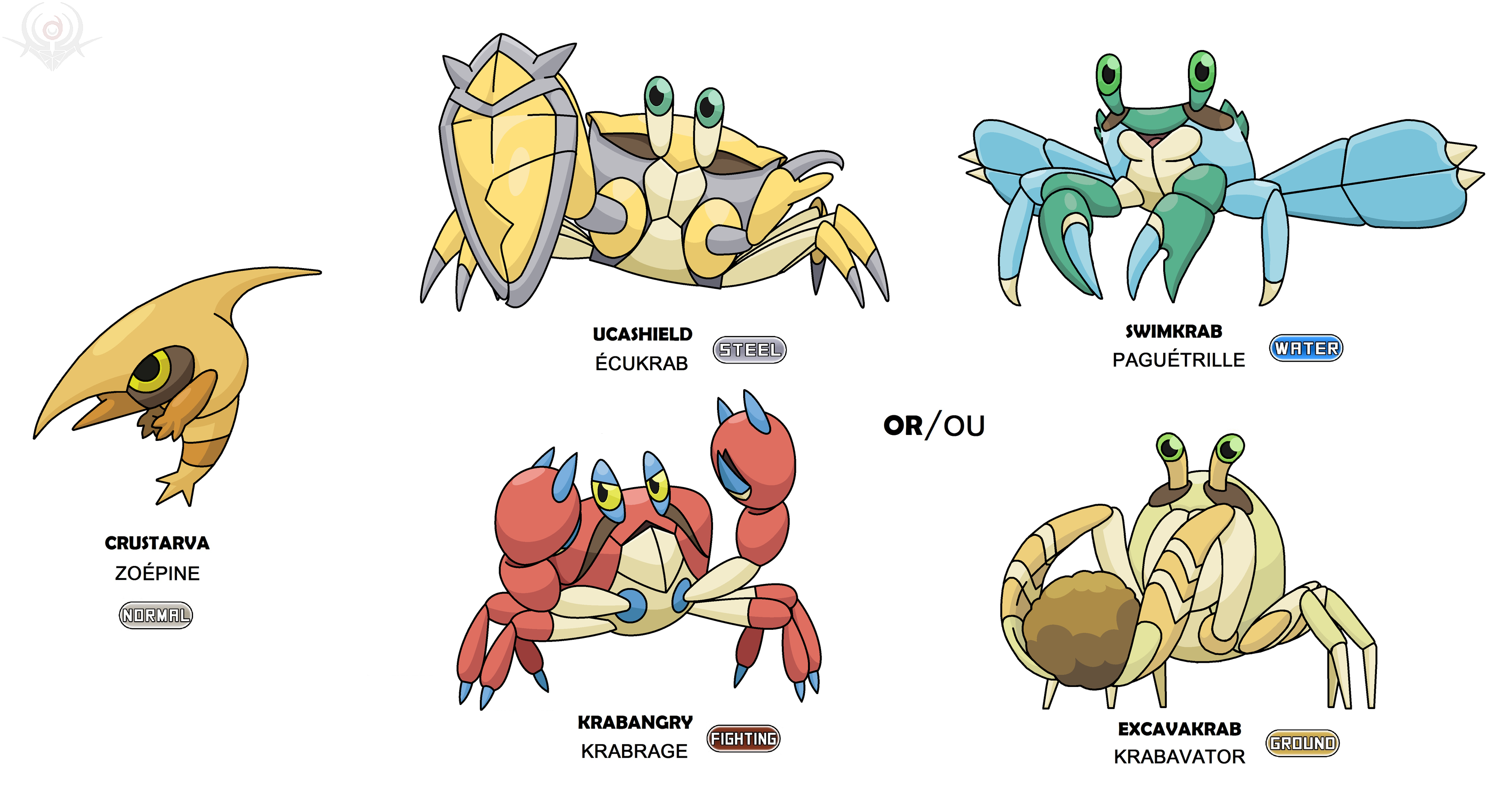 Anker Fakemon 37 - 38 and 39 and 40 and 41 by scorpenomorph on DeviantArt