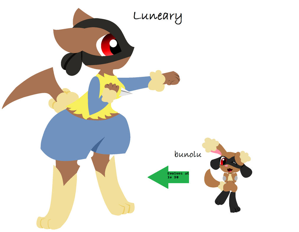 Buneary Riolu Evolution Chart by Wolfseria on DeviantArt