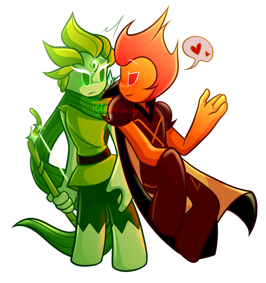 Wind Archer x Fire Spirit by xXRosettaCookieXx on DeviantArt