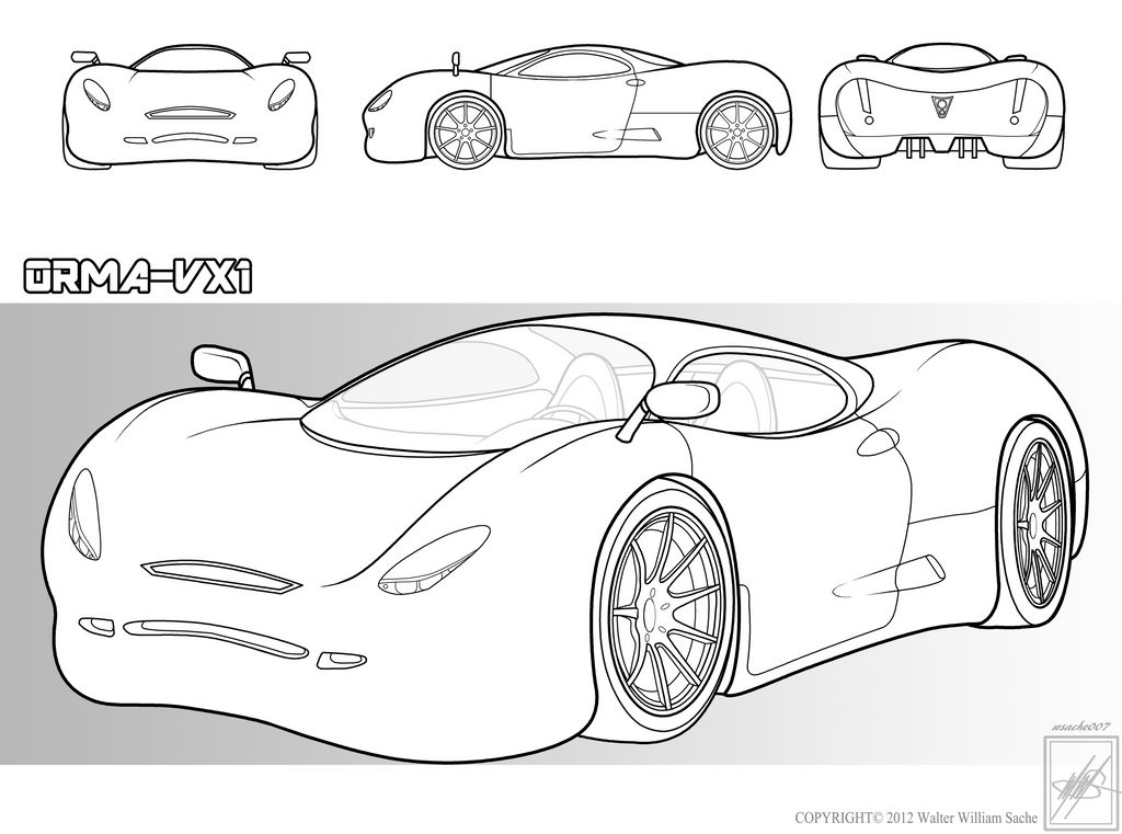 Concept car____drawing by wsache007 on DeviantArt