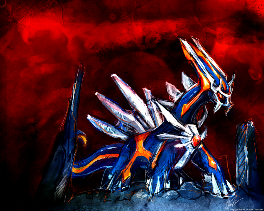 Primal Dialga in Temporal Tower by PrimalDialga23 on DeviantArt