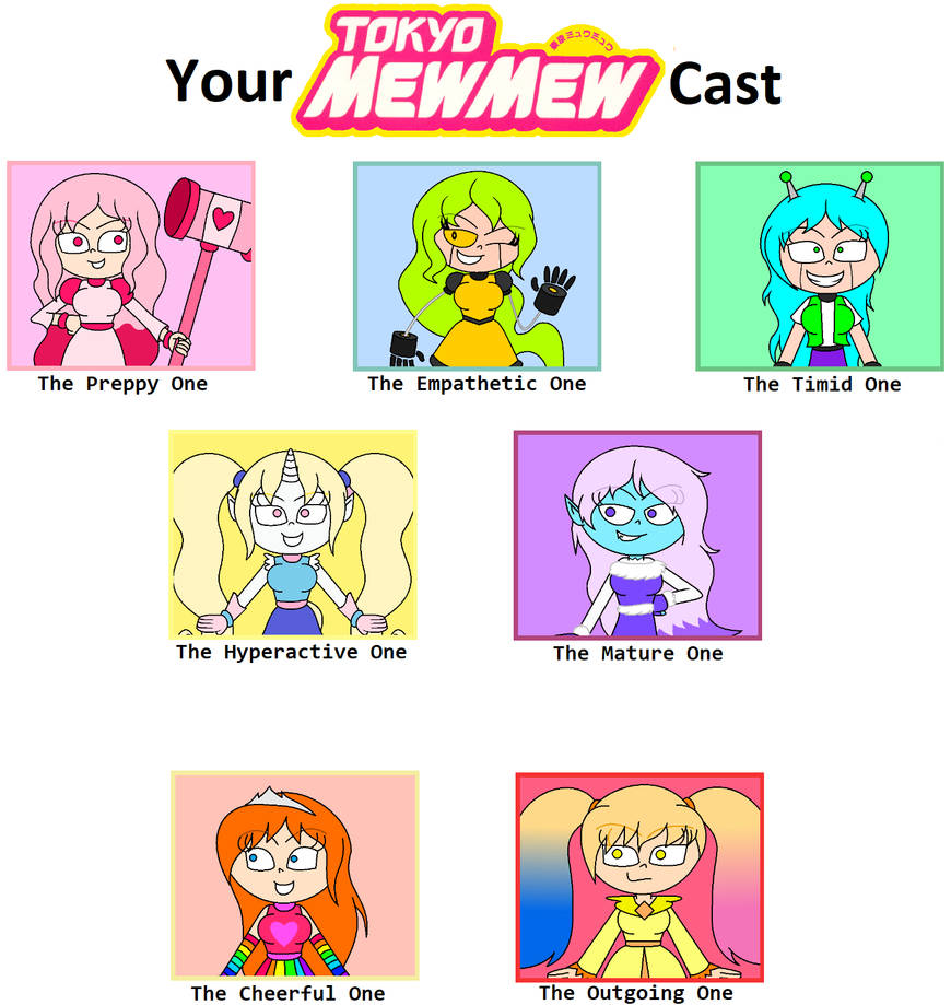 Your Tokyo Mew Mew Cast Meme by Blaze-On-Fire on DeviantArt