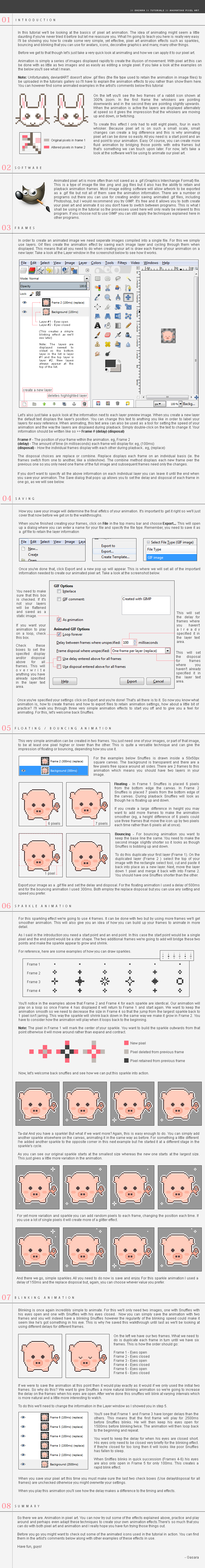 Pixel Art Tutorial Animation For Beginners By Gasara On Deviantart 2841