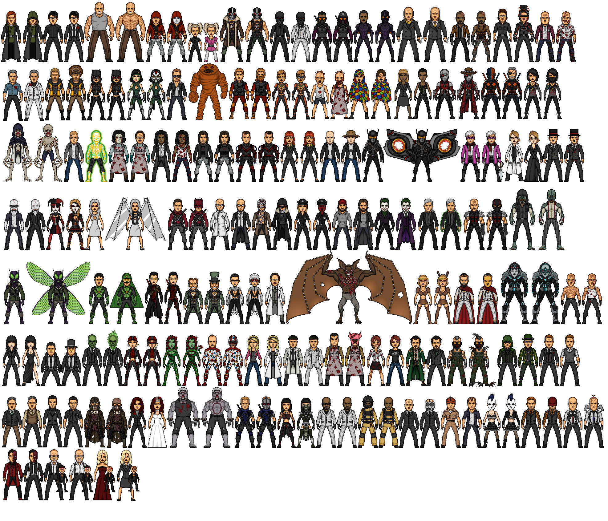 Batman Villians by snakeyboy888 on DeviantArt