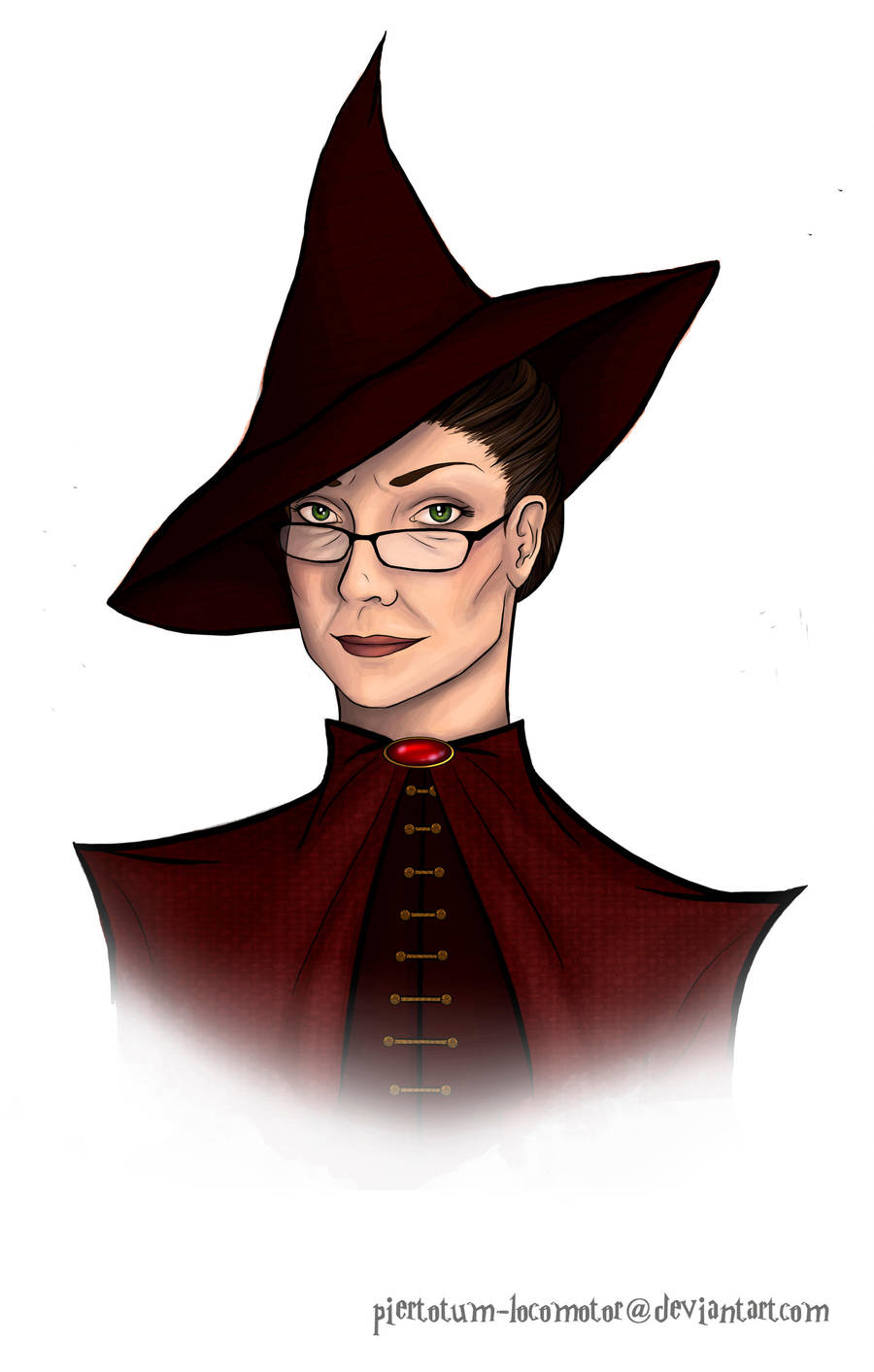 Minerva McGonagall by piertotum-locomotor on DeviantArt Minerva McGonagall by piertotum-locomotor on DeviantArt