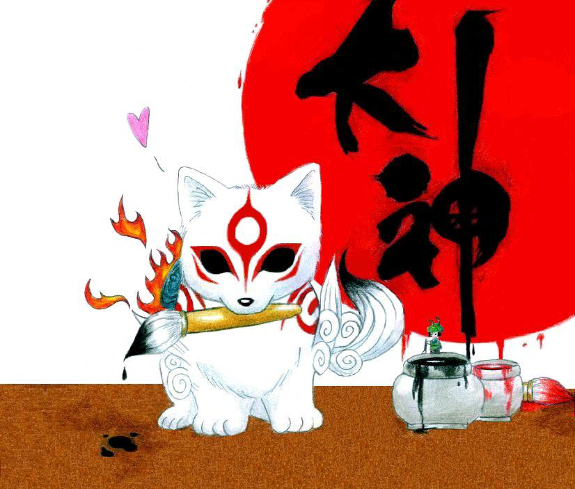 Chibi Okami by Avadras on DeviantArt