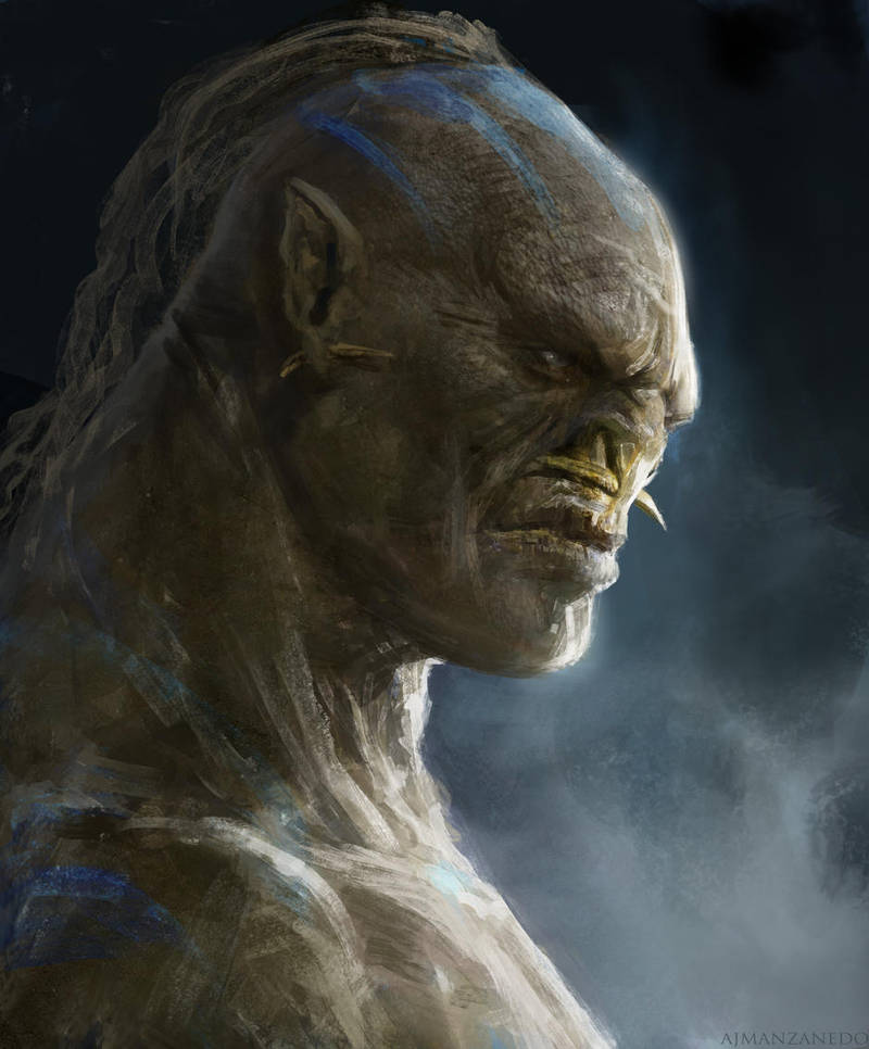 Orc head study by Manzanedo on DeviantArt