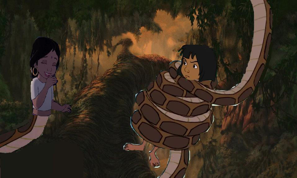Shanti The Naga And Mowgli By Shadowninja287 On Deviantart