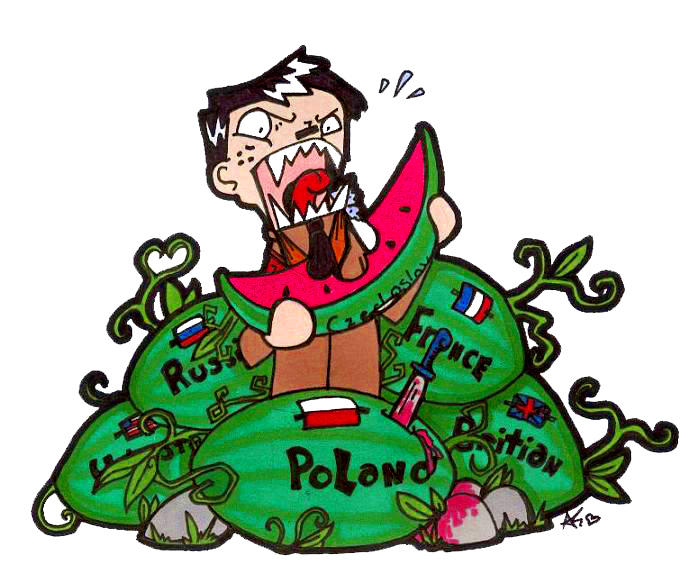 Hitler in the Watermelon Patch by howling00greywolf on DeviantArt