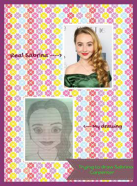 Trying to draw Sabrina Carpenter by soofylove13 on DeviantArt