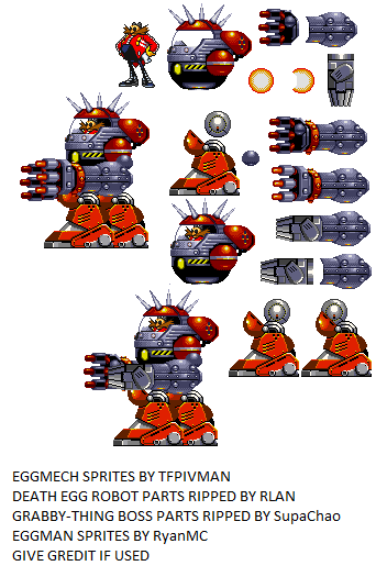 EGGMECH SPRITES(NEW MECH FOR DR.EGGMAN) by tfpivman on DeviantArt