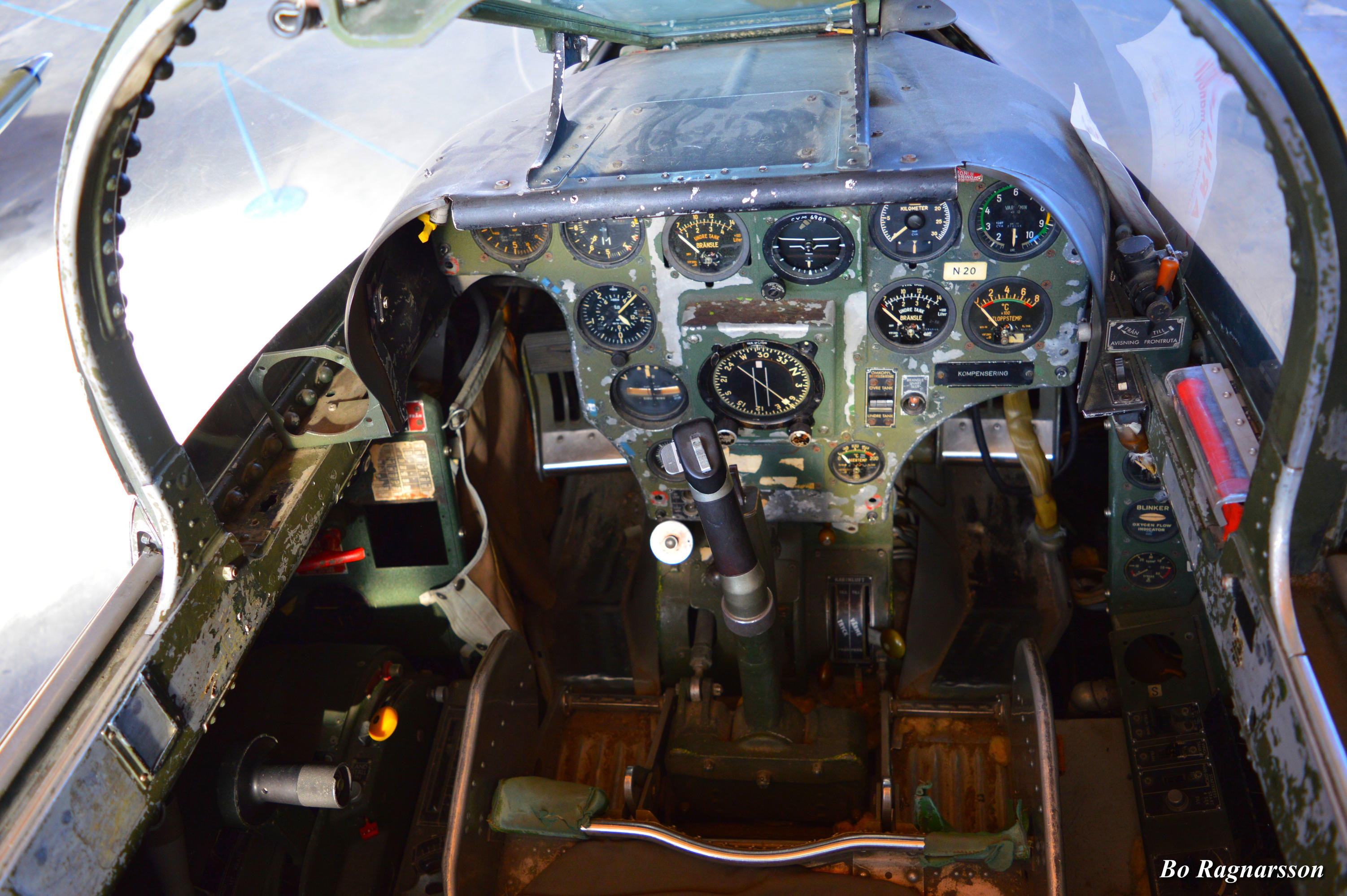 SAAB J29 "Tunnan" Cockpit : cockpits