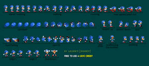 (Kinda) Toei Sonic Sprites (V.2) by Welber13 on DeviantArt