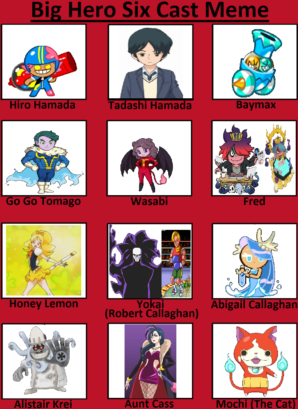 Big Hero Six Cast Meme by Blaze-On-Fire on DeviantArt