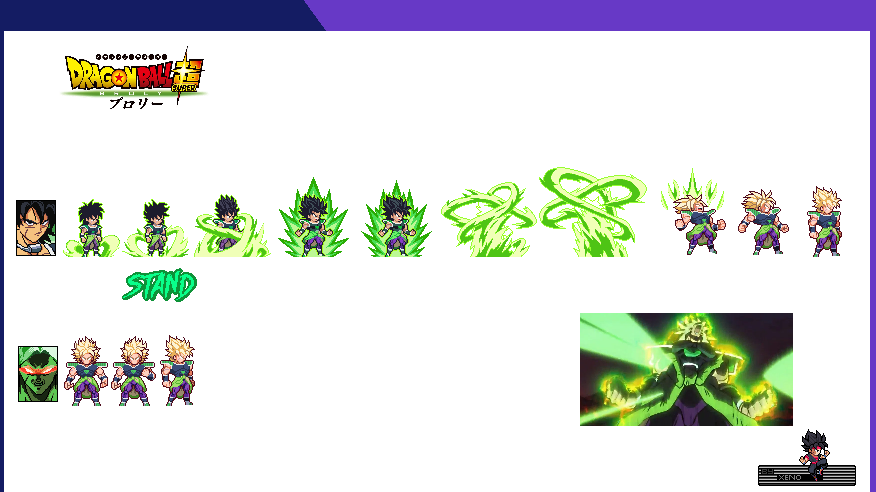 Broly-2018 Em Super Sayajin sprite sheet by XENO-ANIMATORBR1 on DeviantArt