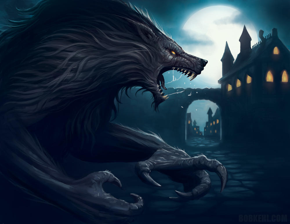 Werewolf by Bob Kehl : r/ImaginaryWerewolves