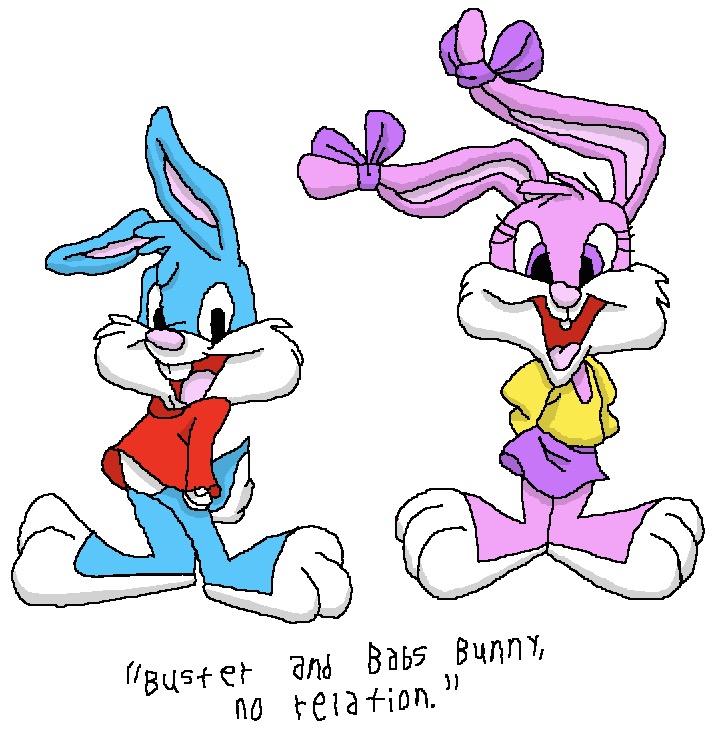 Buster and Babs Bunny - Tiny Toon Adventures by BlueHedgehog1997 on DeviantArt