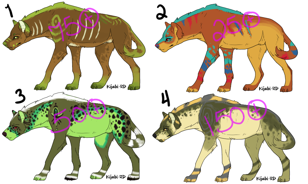 F2U Hyena Lineart by Kijabi-RP on DeviantArt