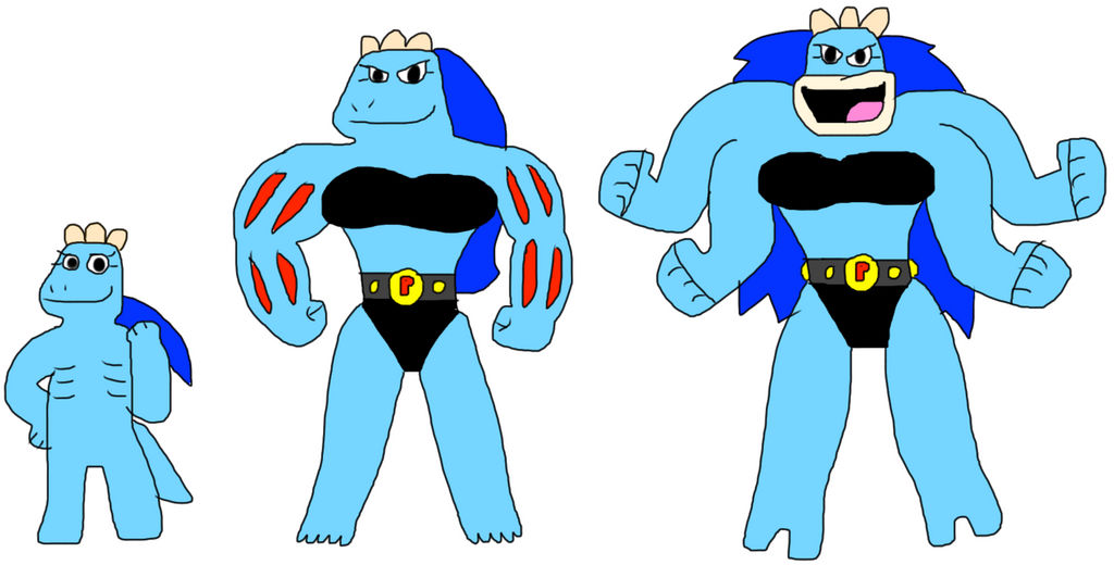 Machop, Machoke and Machamp - Female by jacobyel on DeviantArt