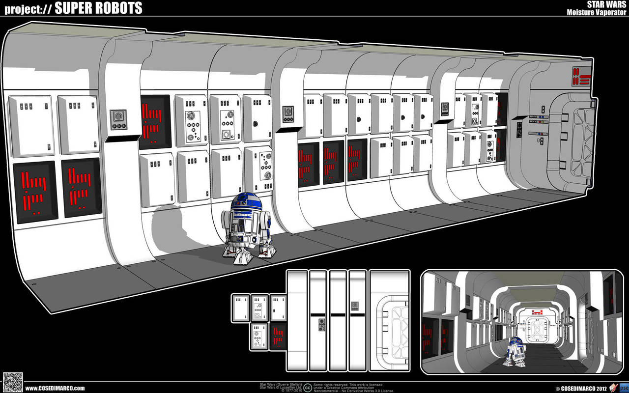 Tantive IV Corridor by cosedimarco on DeviantArt