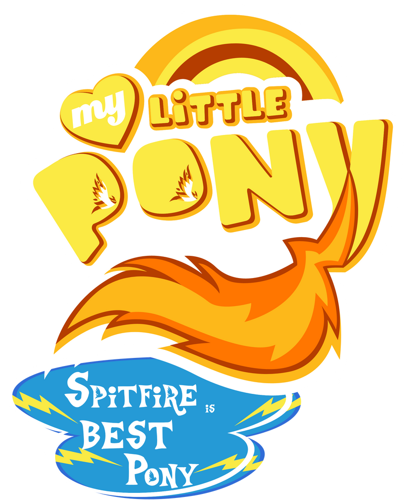 Fanart - MLP. My Little Pony Logo - Spitfire by jamescorck on DeviantArt