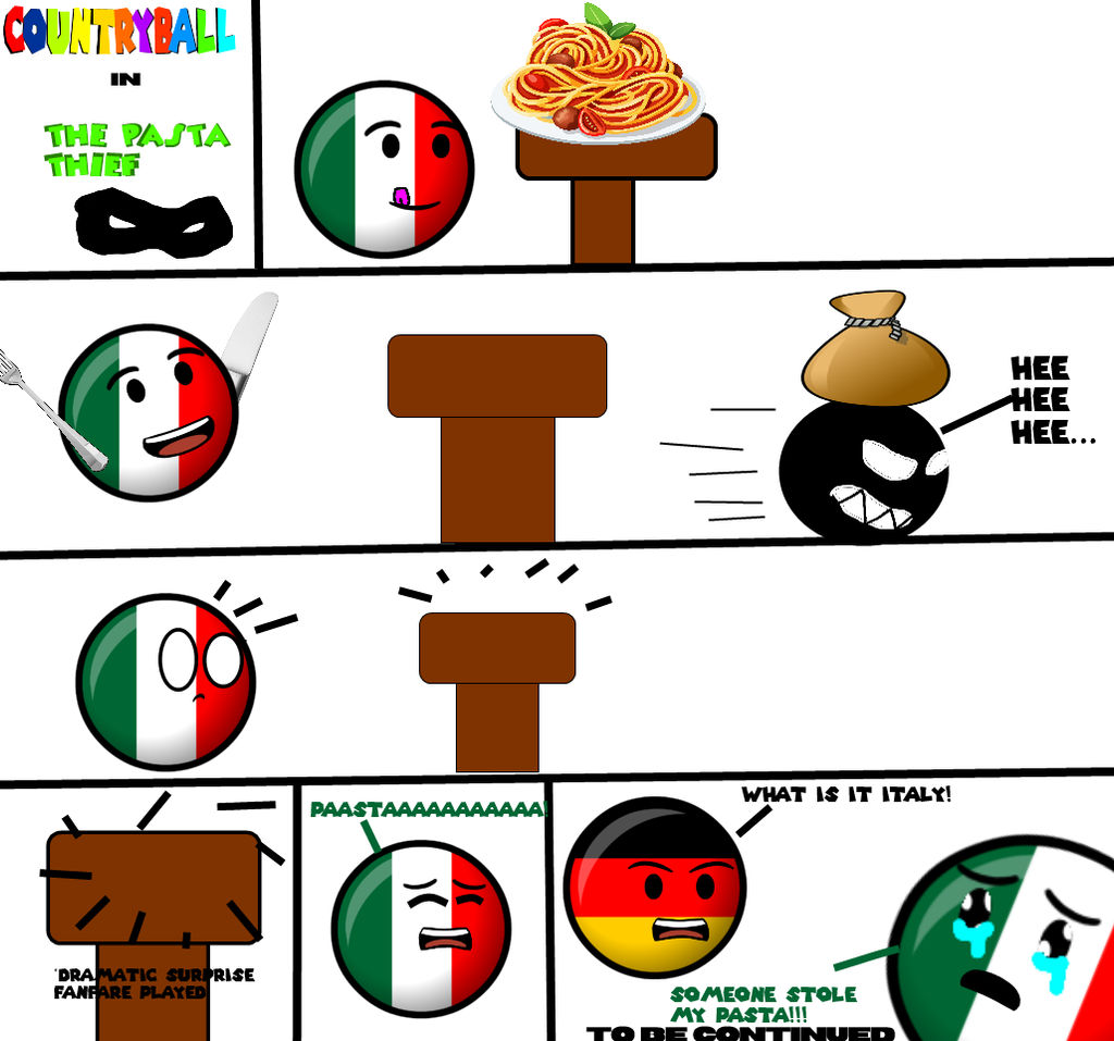 CountryBall Season 1 Comic 1 The Pasta Thief Part by nanabusia63 on ...