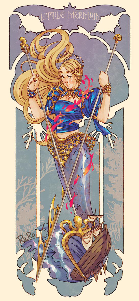 Warrior Little Mermaid by RaRo81 on DeviantArt