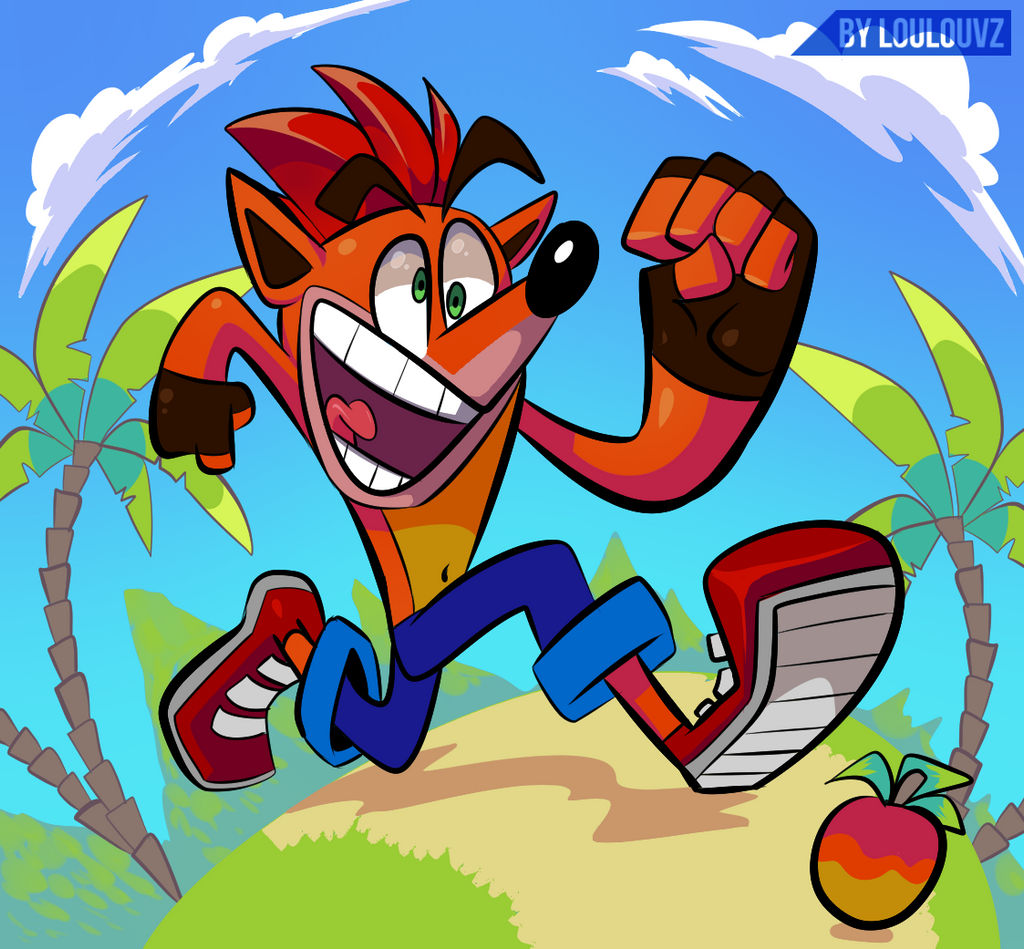 Crash Bandicoot fanart by LoulouVZ by LoulouVZ on DeviantArt