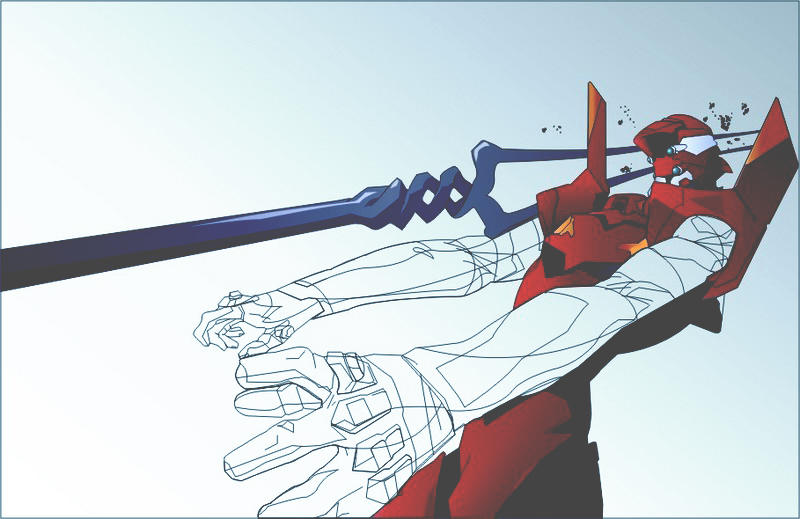 Eva unit 02 .+ Longinus by Raczso on DeviantArt