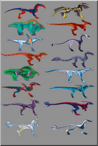 Dragons from Dragon Booster by Swallow92 on DeviantArt