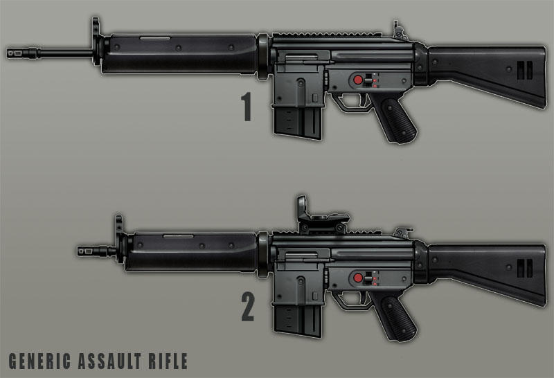 Generic Assault Rifle by dfacto on DeviantArt