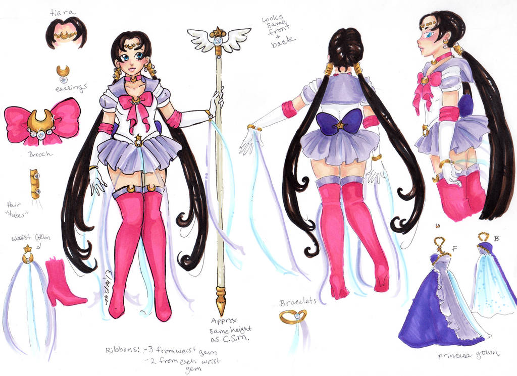 Crystal Sailor Moon Reference by nickyflamingo on DeviantArt
