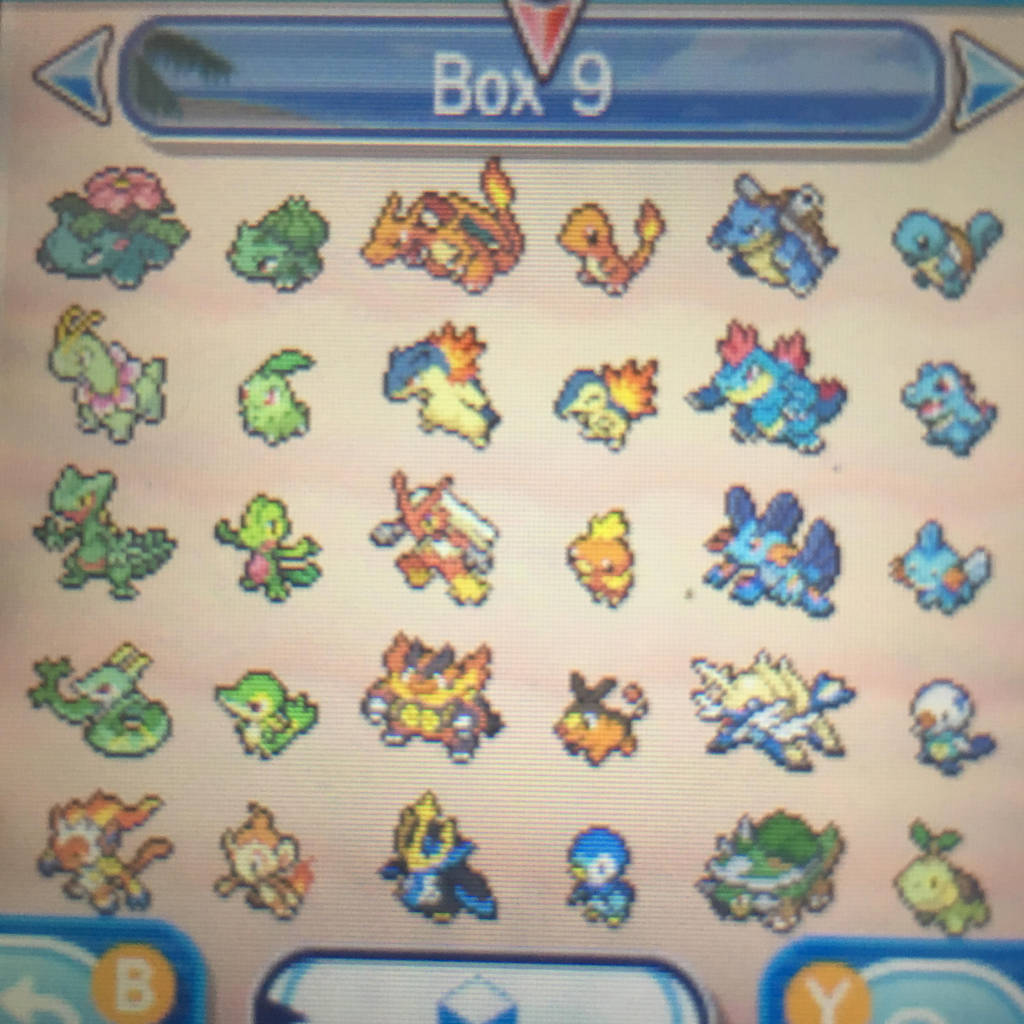 Shiny Starters Pokemon for trade by JamieKYT on DeviantArt