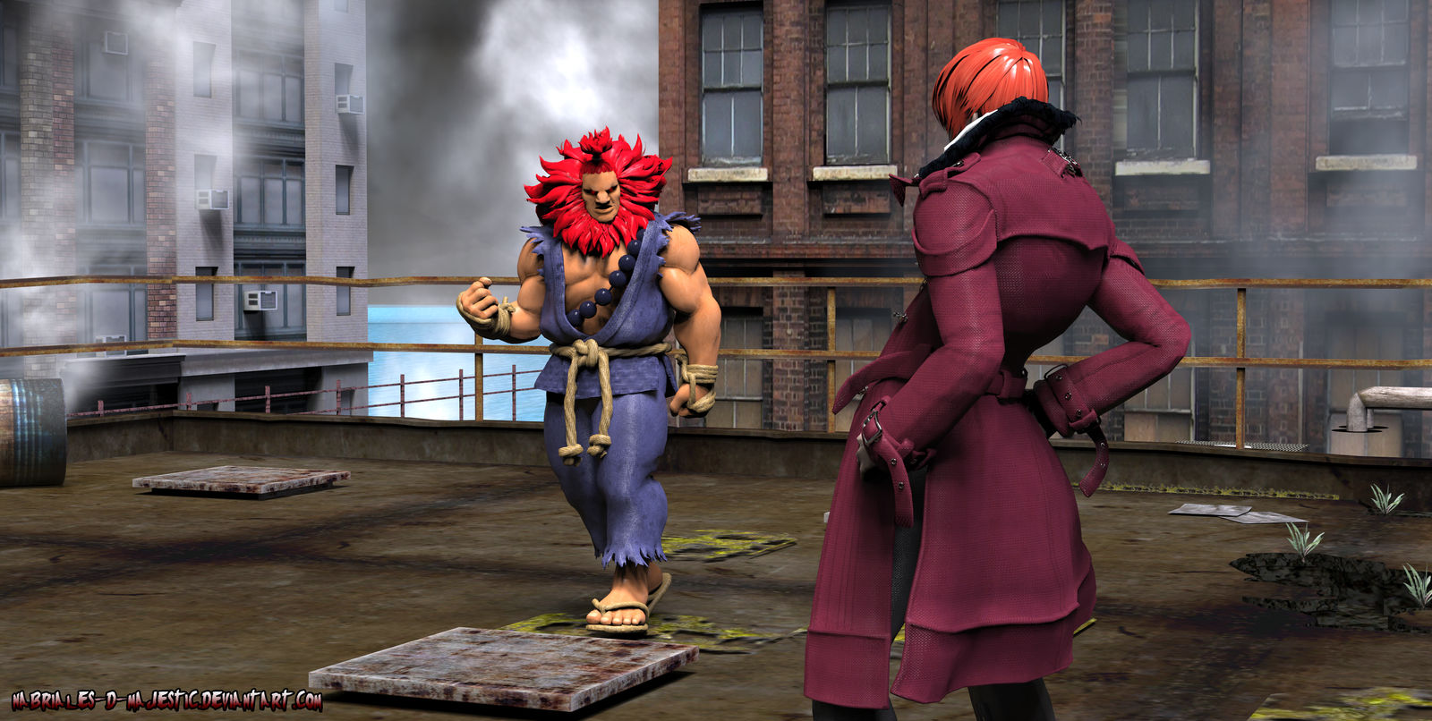 Akuma vs Iori 01 (Capcom vs SNK) by Nabriales-D-Majestic on DeviantArt Akuma vs Iori 01 (Capcom vs SNK) by Nabriales-D-Majestic on DeviantArt