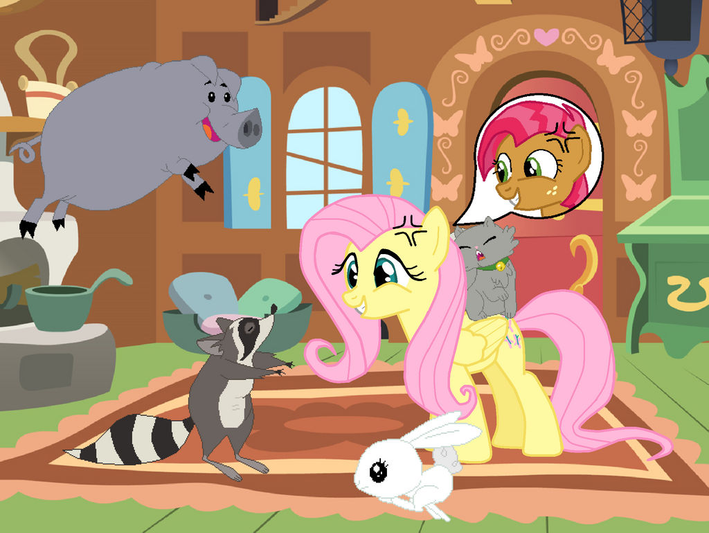 MLP authority swap #3 Fluttershy and Babs by TheWalrusclown on DeviantArt
