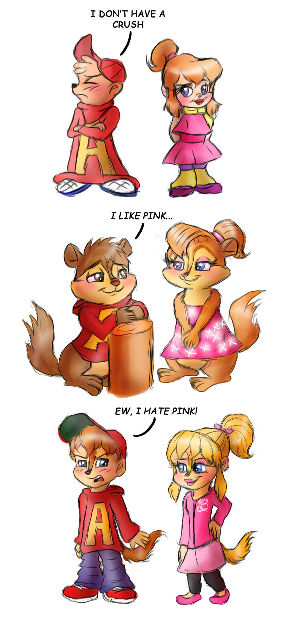 Evolution Of Alvins And Brittanys Relationship By Loveless Nights On