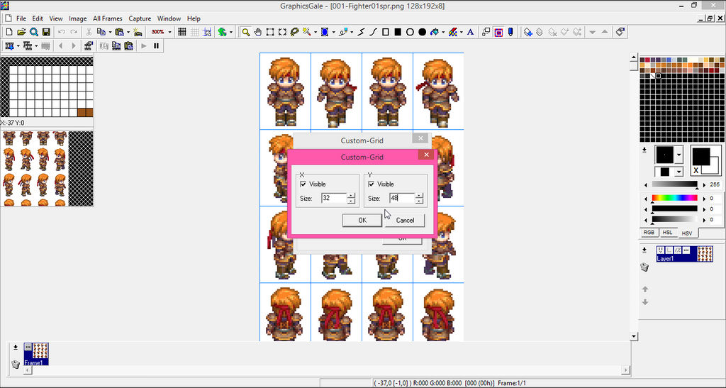 RPG Maker XP Sprites Dimensions by DraconianRain on DeviantArt