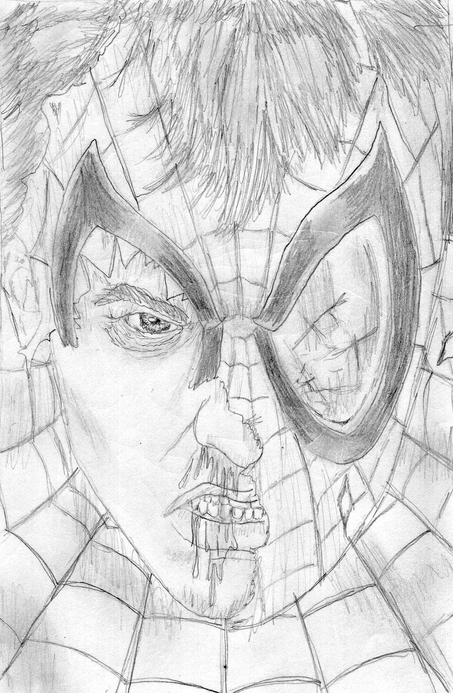 Beat-Up Spiderman by AJWensloff on DeviantArt