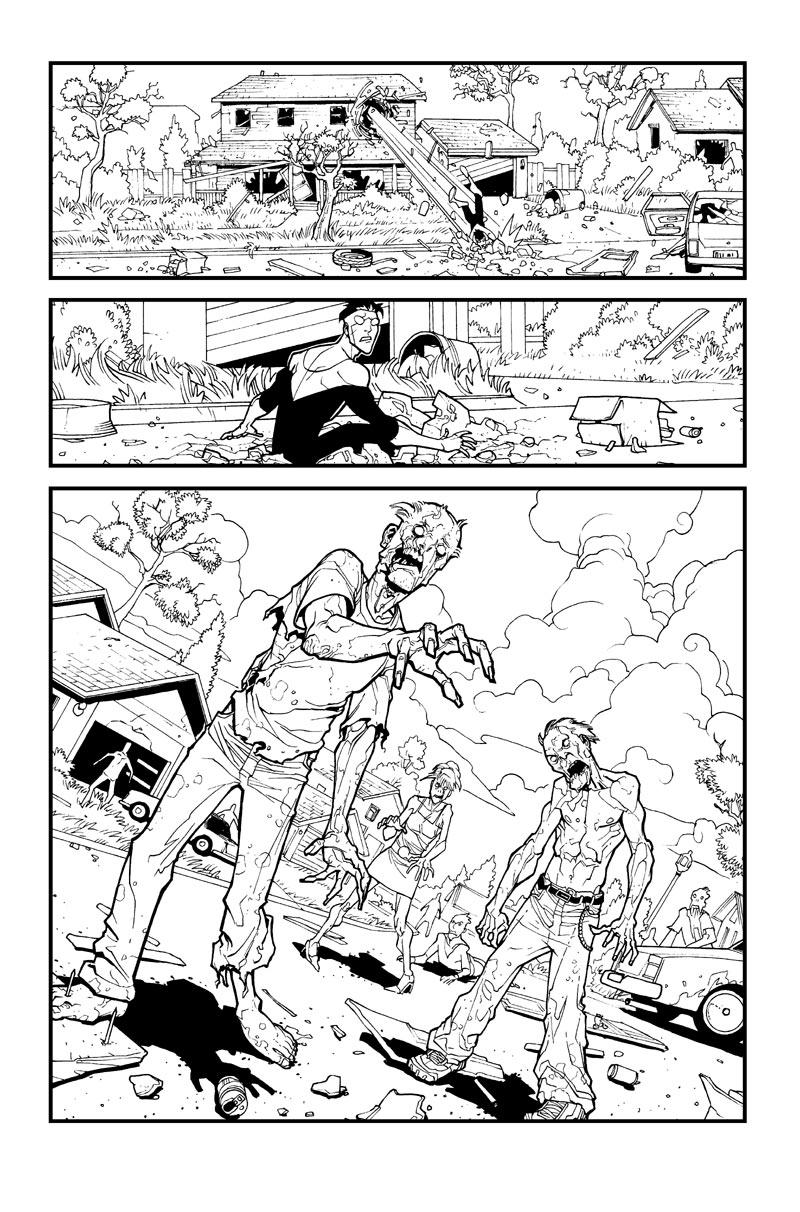 Zombie page in Invincible 33 by RyanOttley on DeviantArt
