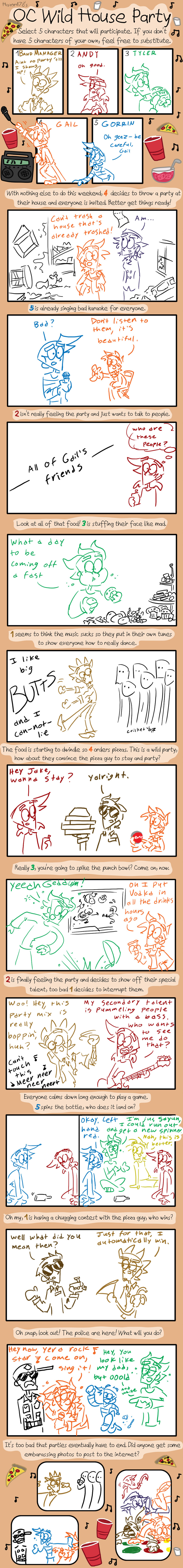 OC Wild House Party: Blank Meme by haxor478 on DeviantArt